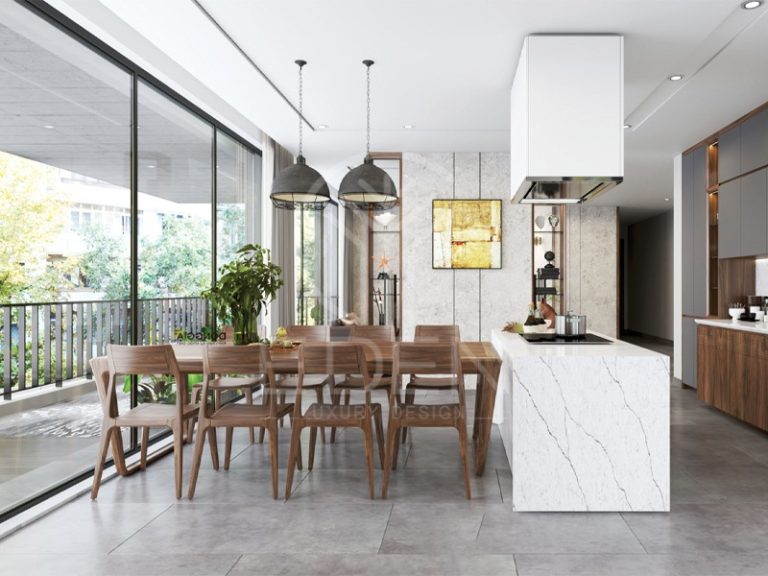 29+ mẫu đảo bếp kết hợp bàn ăn đẹp và chuẩn xu hướng