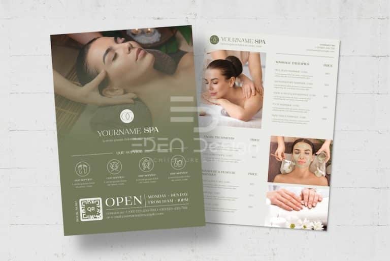 10+ ý tưởng thiết kế menu spa đột phá và độc đáo năm 2024